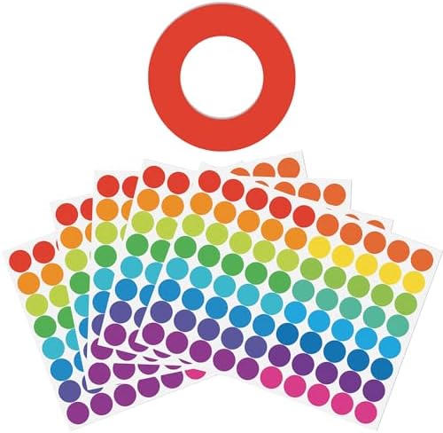 Amazon.com : 800 Pack, Paper Hole Reinforcement Stickers Labels - 0.25 ...