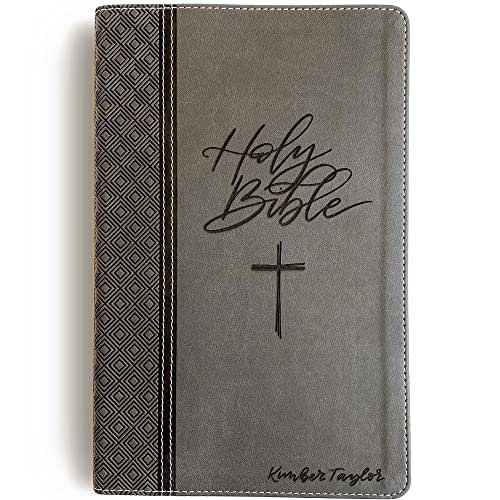 Amazon.com: Hand Lettered and Laser Engraved NIV Bible, Two-Tone ...