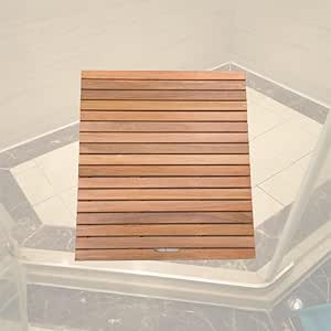 Amazon.com: 12 14 16 18 20 24 27 30 32 36 Inch Wide Bath Teak Wood Mat ...