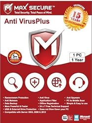 Max Secure Software Anti Virus Plus Version 6 - 1 PCs, 1 Years (Email ...