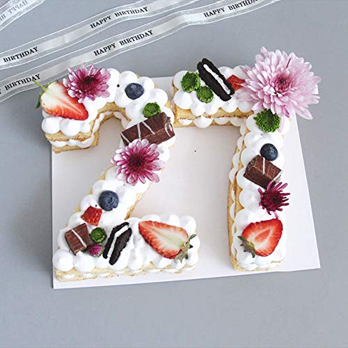 Snapklik.com : 0-8 Number Cake Stencils Flat Plastic Templates Cutting ...