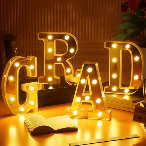 Amazon.com: 2025 Graduation Party Decorations, LED Grad Light Up ...