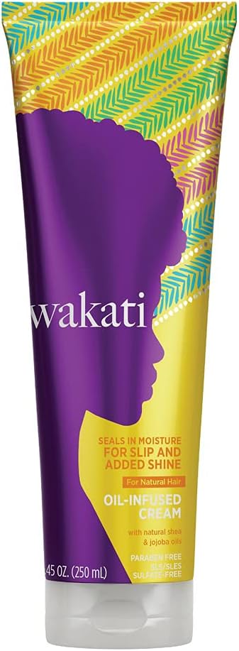 Amazon.com : Wakati Oil-Infused Hair Cream, Moisturizing Cream, Natural ...