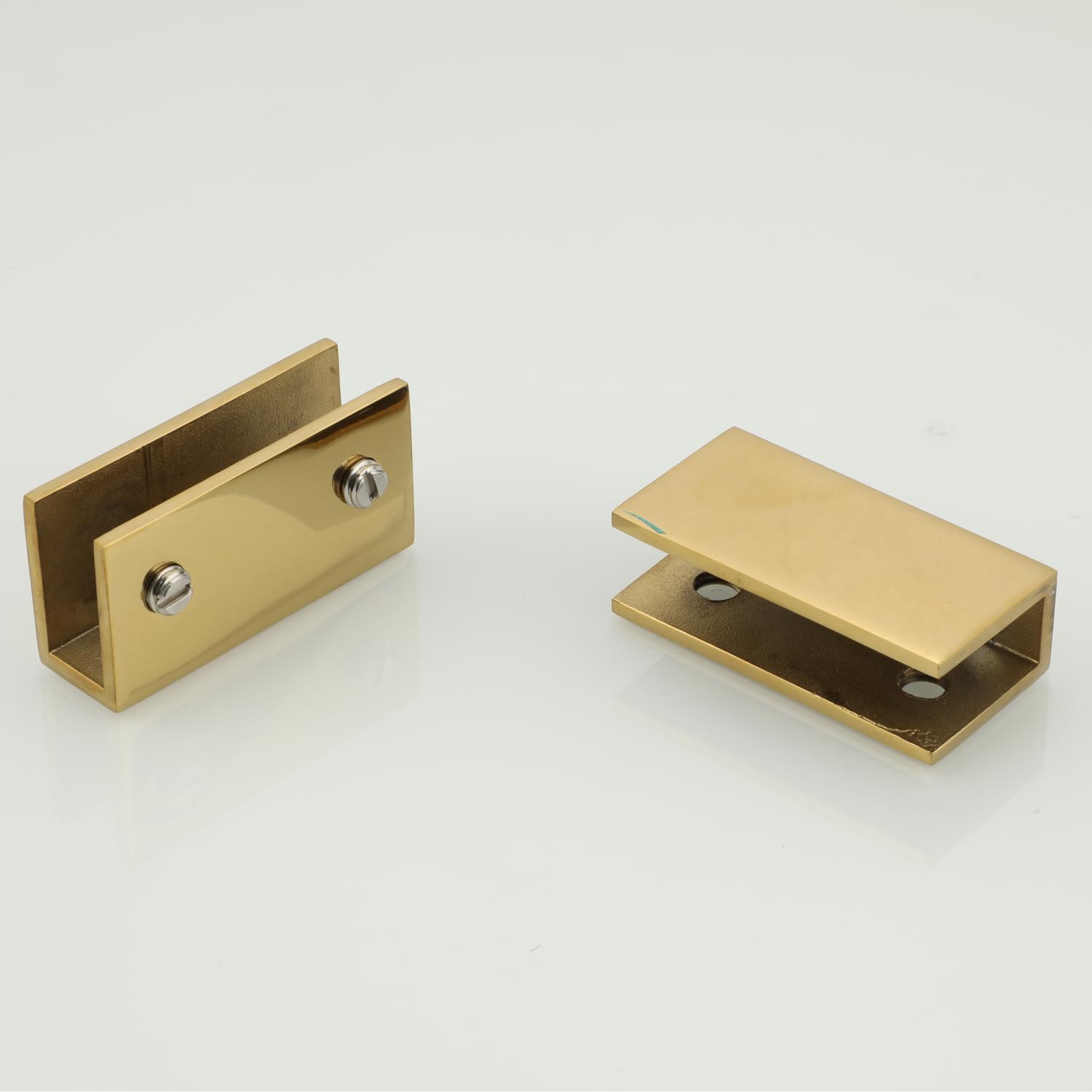 Amazon.com: Alise Glass Shelf Brackets 2Pcs, Adjustable Shower Glass ...