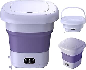 Amazon.co.jp: Portable Washing Machine, 9L Bucket Washing Machine ...