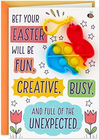 Amazon.com : Hallmark Easter Card for Kids with Pop It (Easter Bunny ...