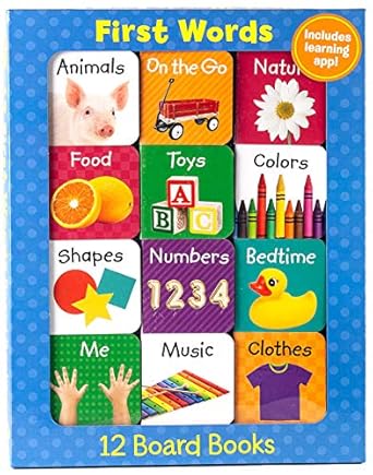 Amazon.com: First Words (12 Board Book Set) (Early Learning ...