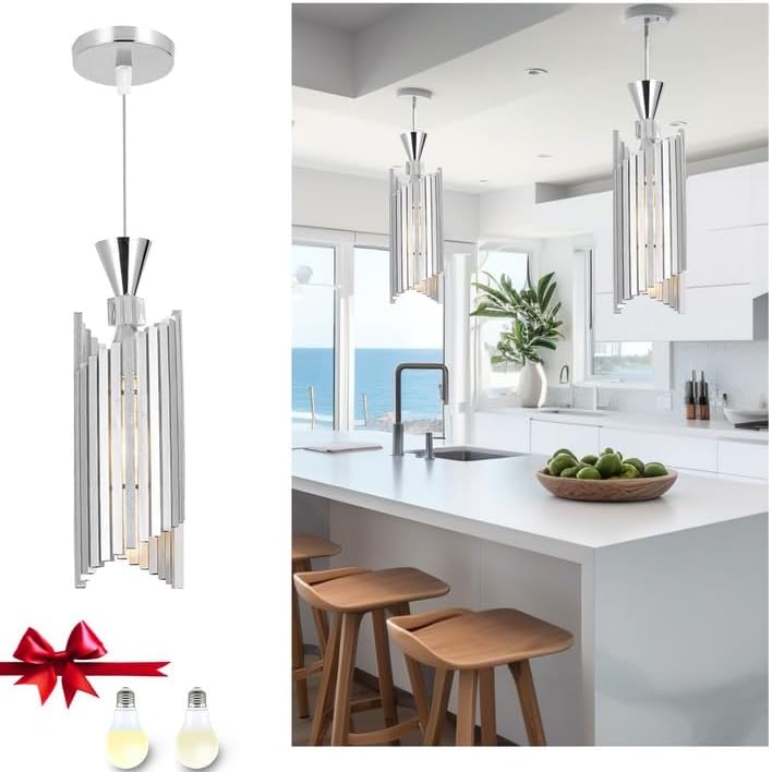 Amazon.com : Bravsekai Pendant Lights Kitchen Island,Wind Chime Modern ...