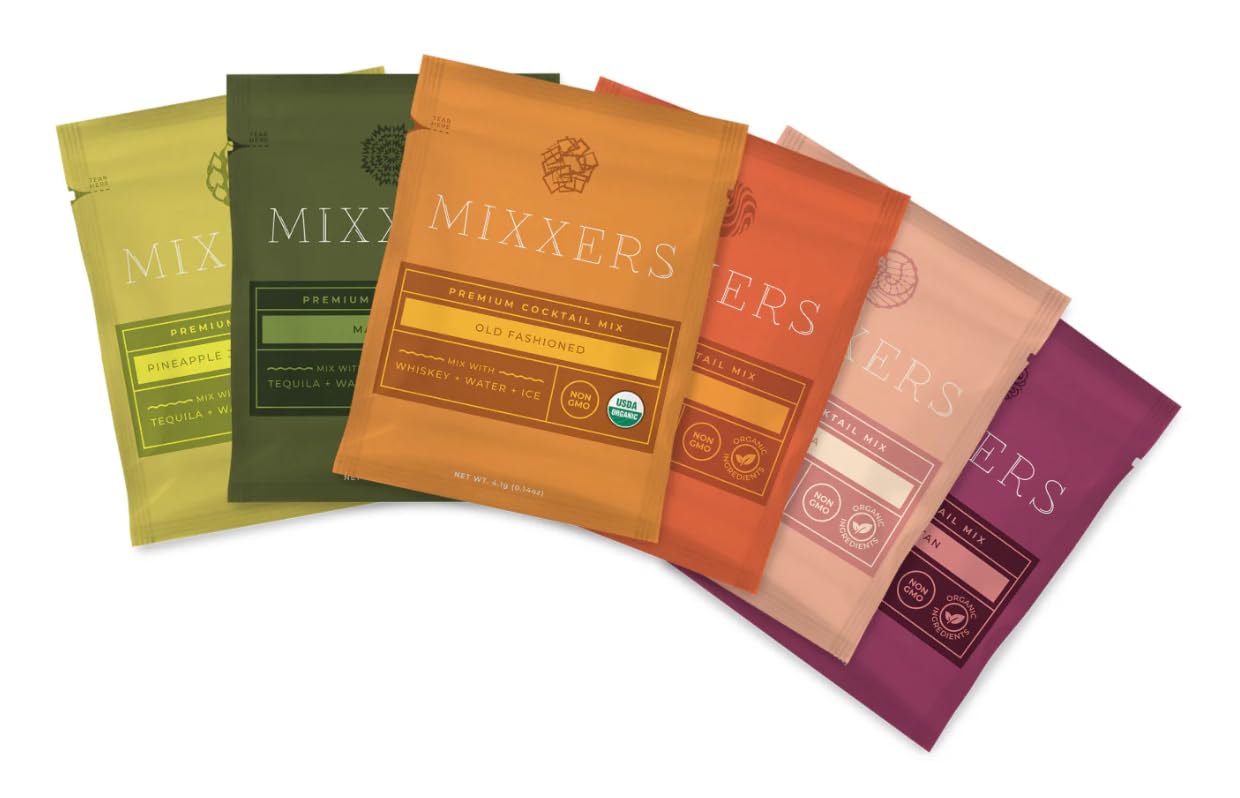 Amazon.com : Mixxers Sample Pack Premium Cocktail Mix Packets ...