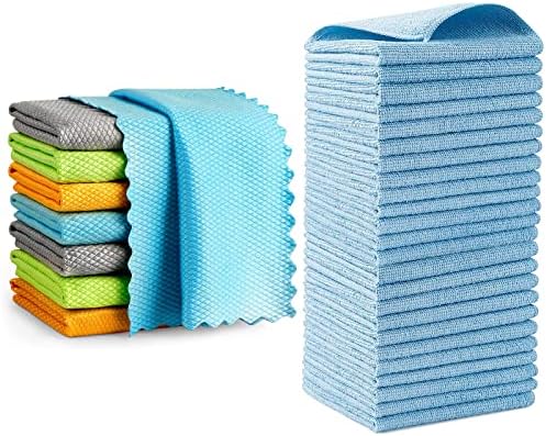 Amazon.com: AIDEA Microfiber Cleaning Cloths-24PK, Softer Highly ...