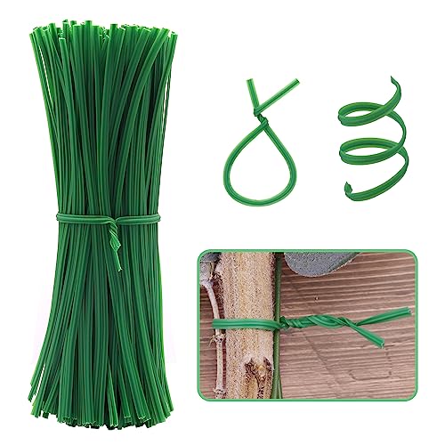 Plant Ties for Climbing Plants, 300pcs 12cm Green Garden Twist Ties for ...