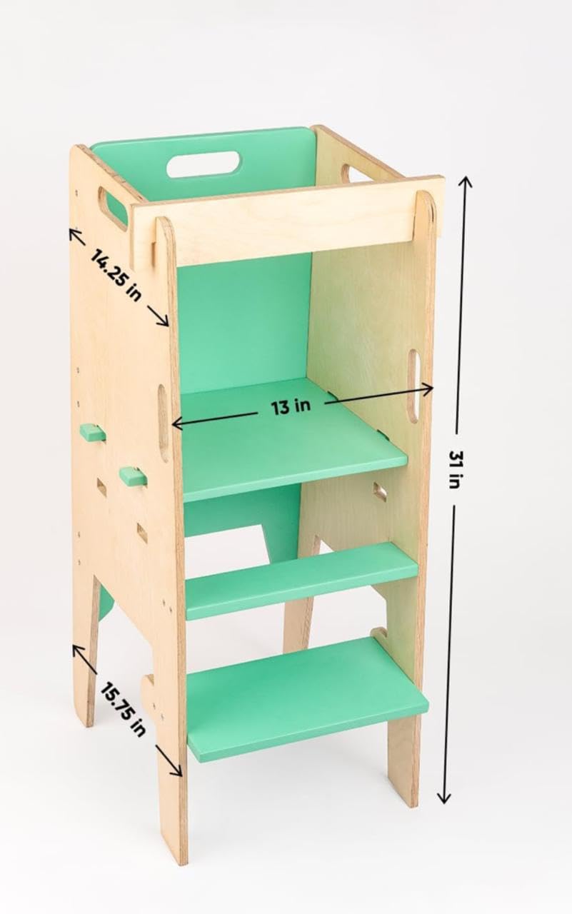 Curious Cub Birchply Learning Tower for Kids|Adjustable Kitchen Helper ...