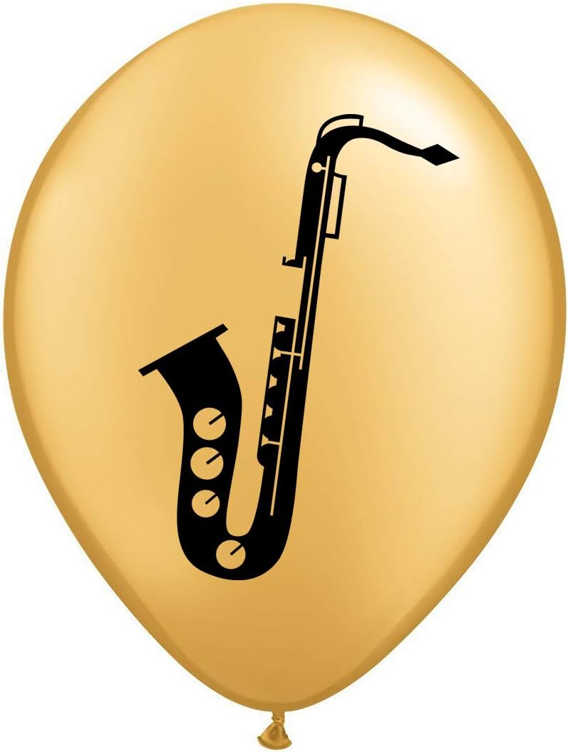Amazon.com: Saxophone Latex Balloons, 12inch (16pcs) Music Birthday ...