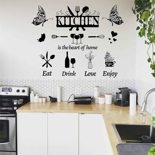 Decals Design 'Stylish Kitchen' Wall Sticker (PVC Vinyl, 60 cm x 45 cm ...