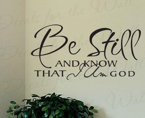 Amazon.com: Be Still and Know That I am God - Inspirational Home ...