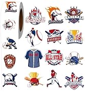 Amazon.com: Luvsweets Baseball Stickers for Kids - 1000 Pcs Baseball ...