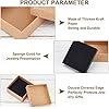 NBEADS Box, 16 Pcs 7cm/2.7 Inches Square Burlywood Cardboard Bead Paper ...