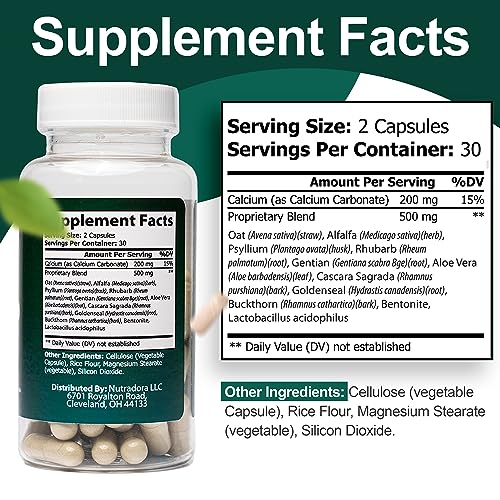 Snapklik.com : Nutradora Gentle Colon Cleanser & Detox Supplement ...