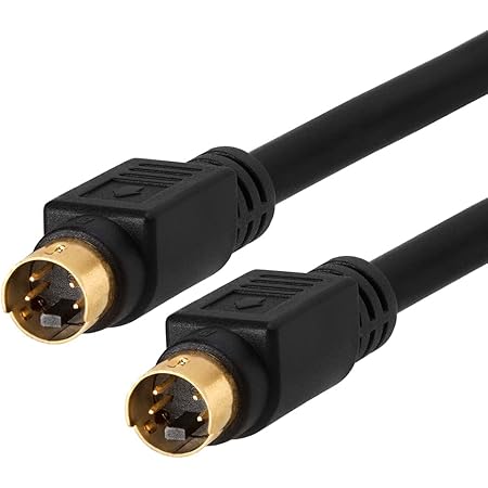 Amazon.com: Cmple - S-Video Cable Gold-Plated (SVHS) 4-PIN SVideo Cord ...