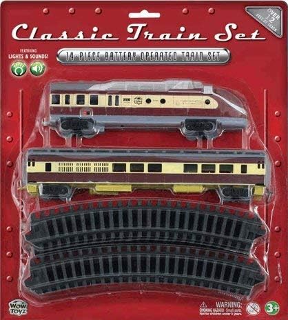 Amazon.com: WowToyz Classic Train Set - Diesel Engine with Passenger ...