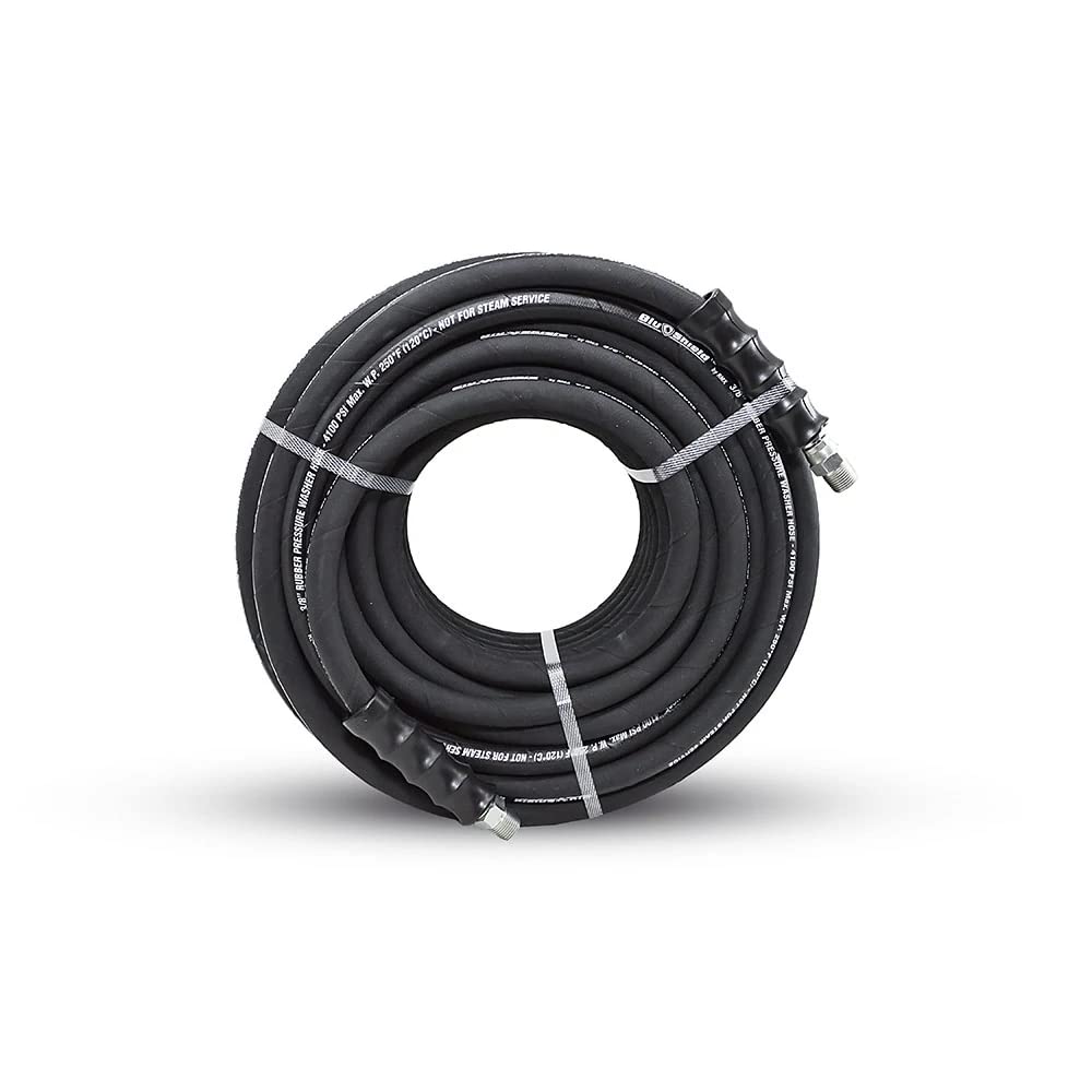 Snapklik.com : BluShield Aramid Braided Rubber Pressure Washer Hose ...
