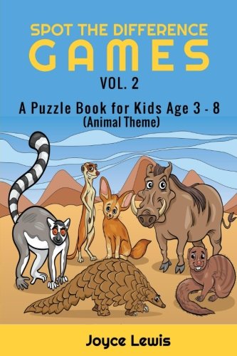 Spot the Difference Games Vol. 2: A Puzzle Book for Kids Age 3 - 8 ...