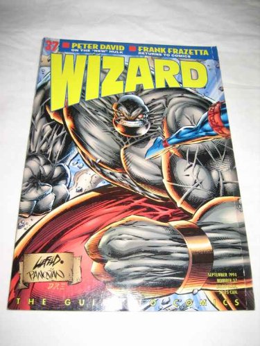 Wizard V 1 # 37 Sep 1994 Youngblood Peter David Hulk Frank Frazetta ...