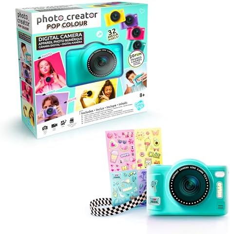 Photo Creator Pop Colour Digital Camera Green, 32-megapixel resolution ...