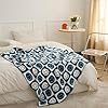 Amazon.com: VBC Checkered Throw Blankets with Smiley Faces Reversible ...
