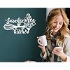 Amazon.com: Personalised Kitchen Sign, Kitchen Metal Sign With Coffee ...