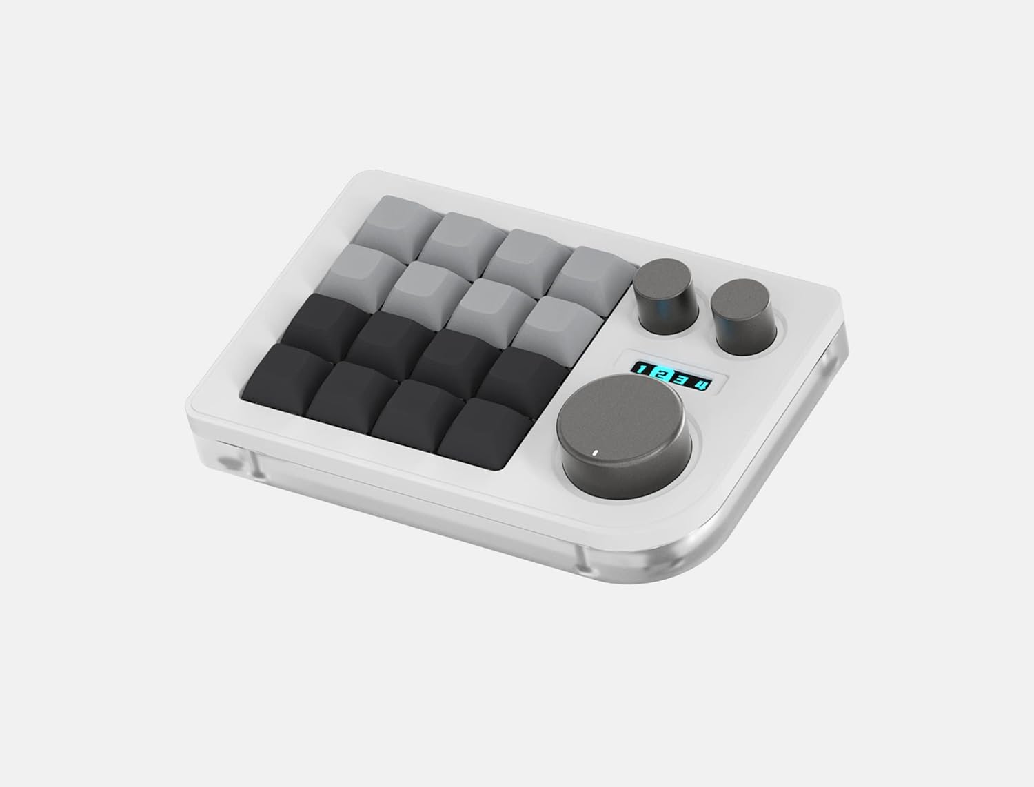 Amazon.com: KEEBMONKEY Megalodon Triple Knob Macro Pad Programmable ...