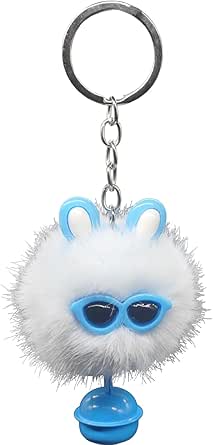 Amazon.com: SRYTCYDA Kawaii Plush Keychain Creative Mini Bag Keychain ...