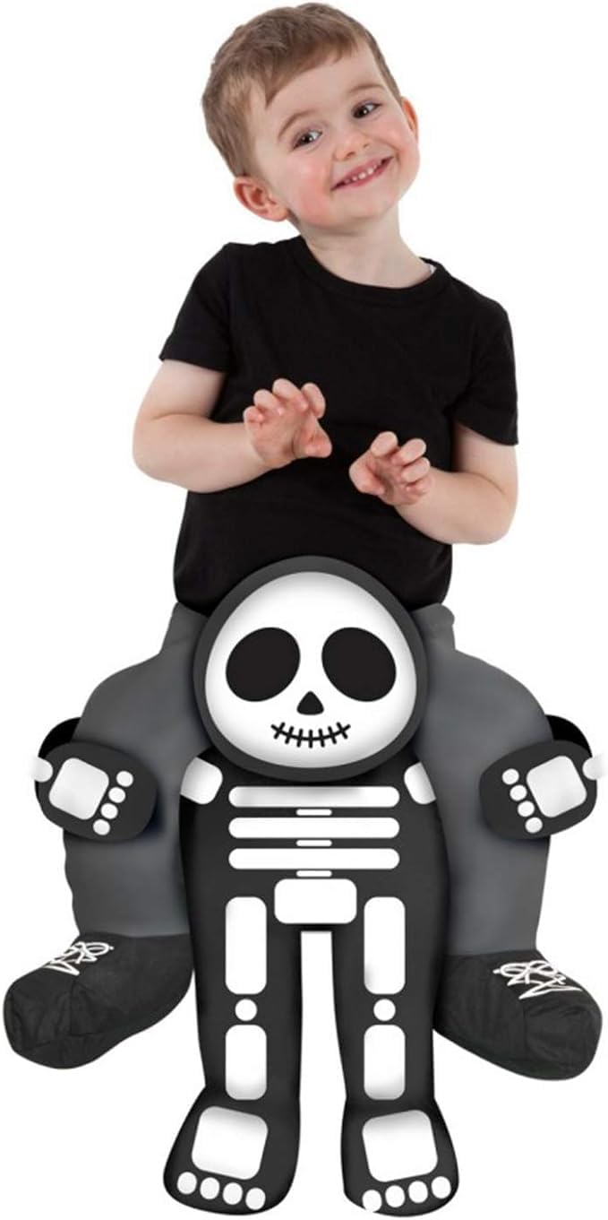 Morph Toddler Skeleton Costume - Kids Halloween Skeleton Piggyback ...