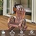 Amazon.com: Outvita Adirondack Rocking Chair, Wood Wagon Rocker ...
