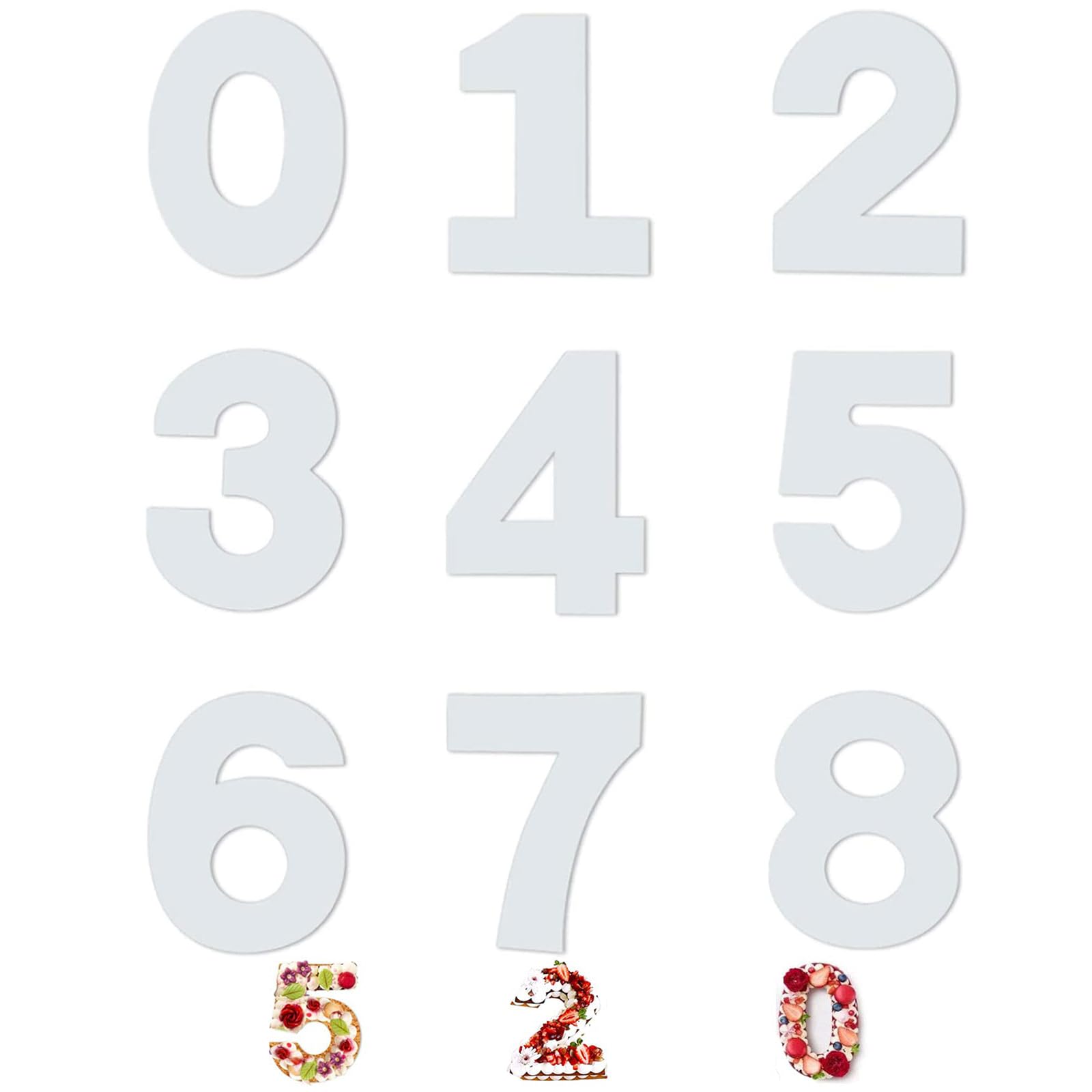 Large Number 8 Template Number Templates Multi Size Pack
