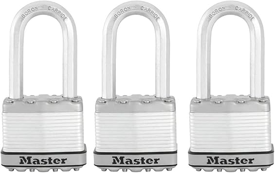 Master Lock M1XTRILHCCSEN, Triple Pack 1-3/4-Inch Wide Magnum Laminated ...