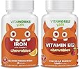 Amazon.com: VitaWorks Kids Iron 10mg with Vitamin C 50mg Chewable ...
