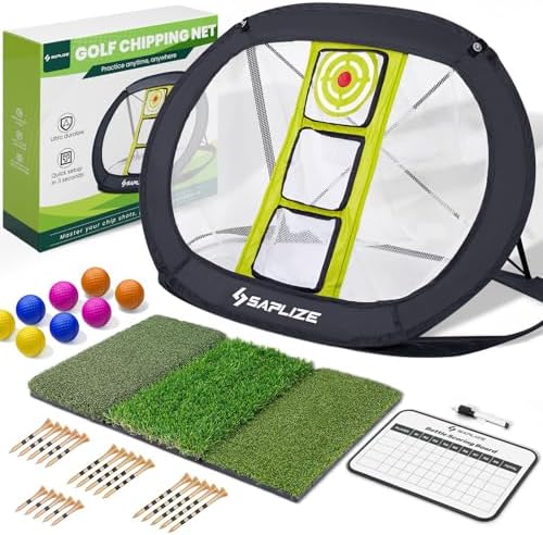 Saplize Ultra Stabiles Golf Chipping Net Indoor Outdoor Golfziel