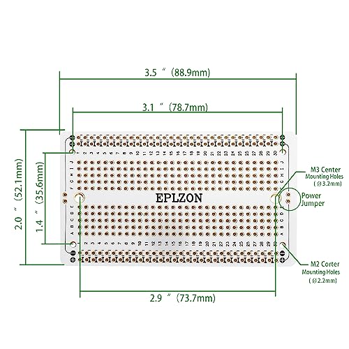 Snapklik.com : EPLZON Solderable Breadboard PCB Board Gold-Plated ...