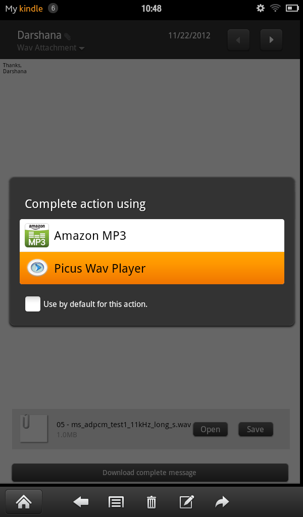 Picus Wav Player Trial - App on Amazon Appstore