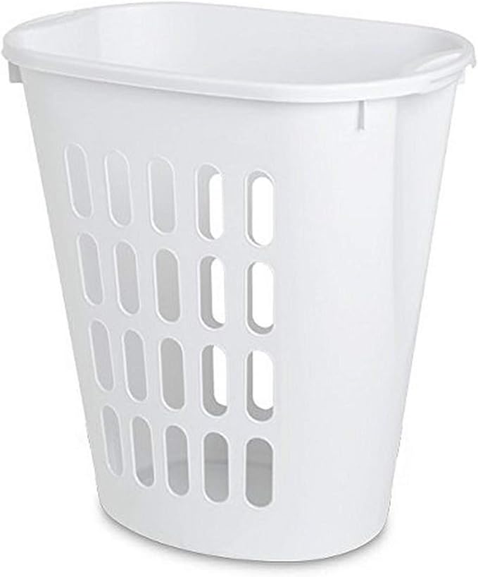 Amazon.com: STERILITE 12568006 Open Hamper, 21-7/8", White : Home & Kitchen