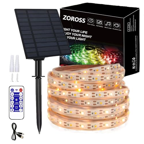 LED strips with solar panel | LED Moment
