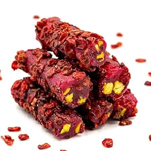 Amazon.com : Ganik Turkish Delight - Pistachio Pomegranate Fingers with ...