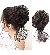 Amazon.com: ZERAL Messy Bun Hair Piece Tousled Updo Messy Hair Bun ...