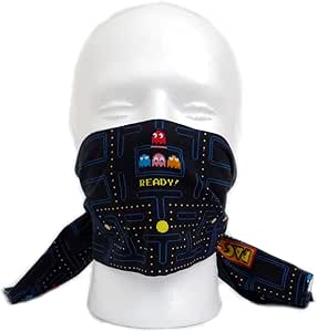 Amazon.com: Bandai Namco - Pac-Man - Tenugui Traditional Japanese Face ...