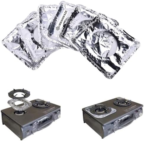 10-Pack Gas Burner Covers - Simplify Kitchen Cleaning with Disposable ...