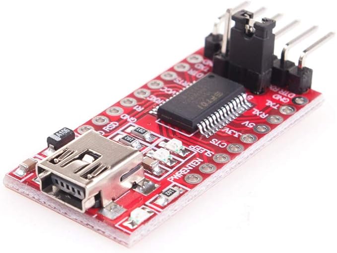 ANGEEK FTDI FT232RL FT232 USB to TTL Serial Converter Adapter Module 5V ...