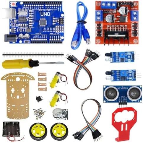 ROBOINNOVATION 4-in-ONE 2WD KIT | Line Follower | Obstacle Avoiding ...