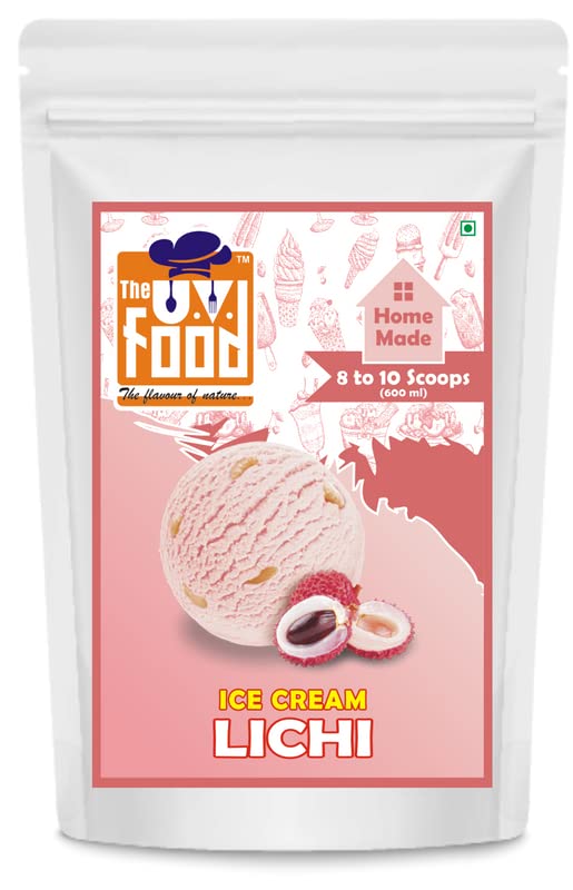 The U.V. FOOD Instant Mix/Premix Lichy Ice Cream Mix Powder | Easy to ...