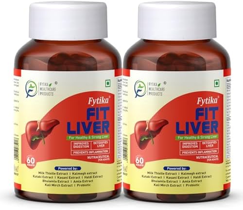 Fytika Fit Liver-120 Tablets | Liver Detox Supplement | For Healthy and ...